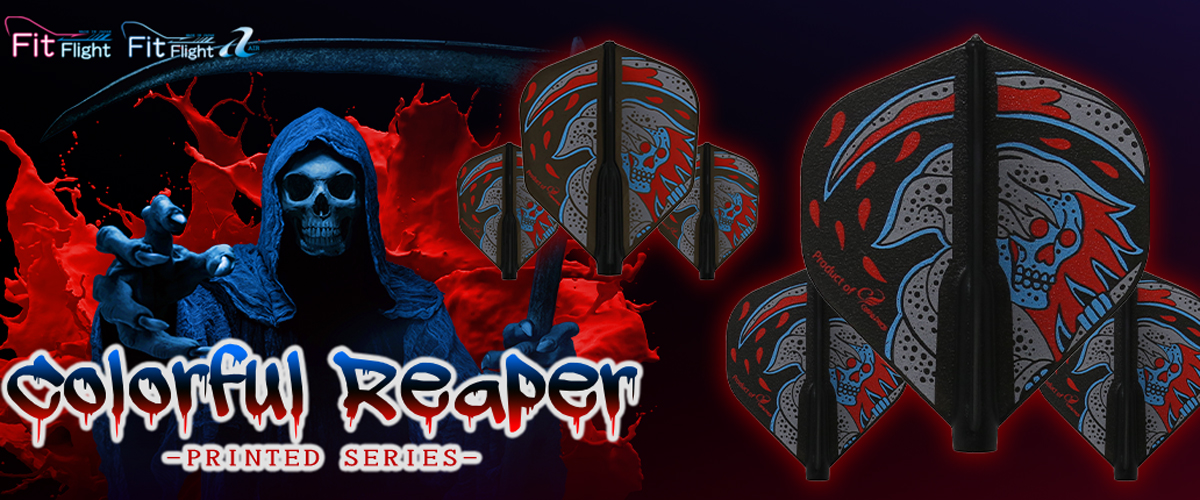 Cosmo DartsPrinted Series Colorful Reaper | 世界/日本 ダーツ情報 ニューダーツライフ オフィシャルサイト